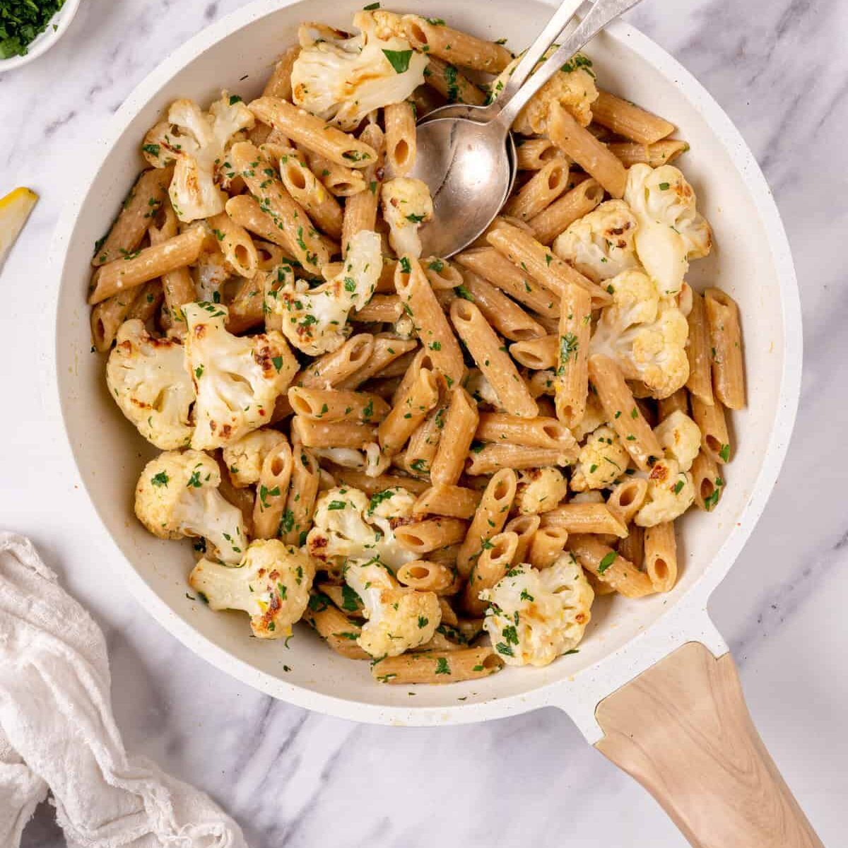 Cauliflower Pasta - Food Faith Fitness