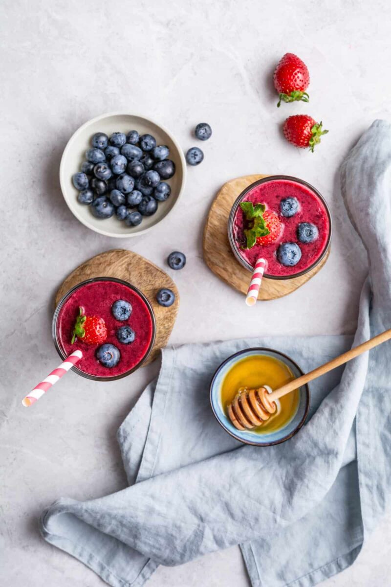 Frozen Fruit Smoothie Recipe - Food Faith Fitness