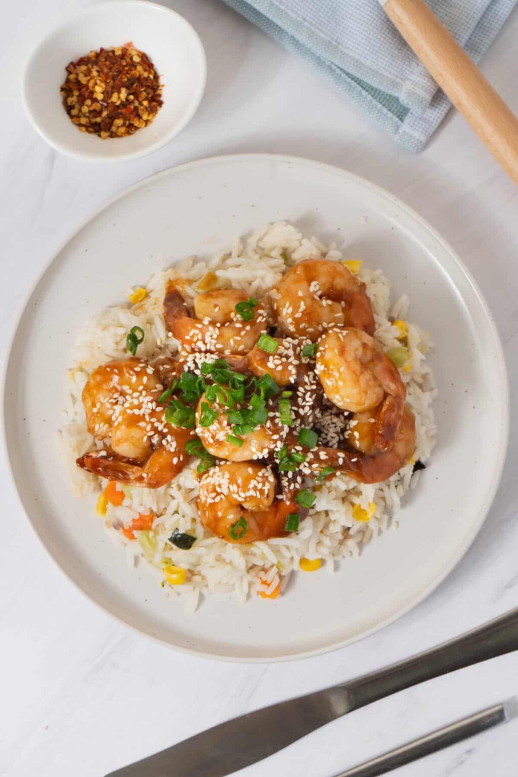 General Tso's Shrimp - Food Faith Fitness