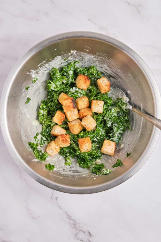 Kale Caesar Salad - Food Faith Fitness