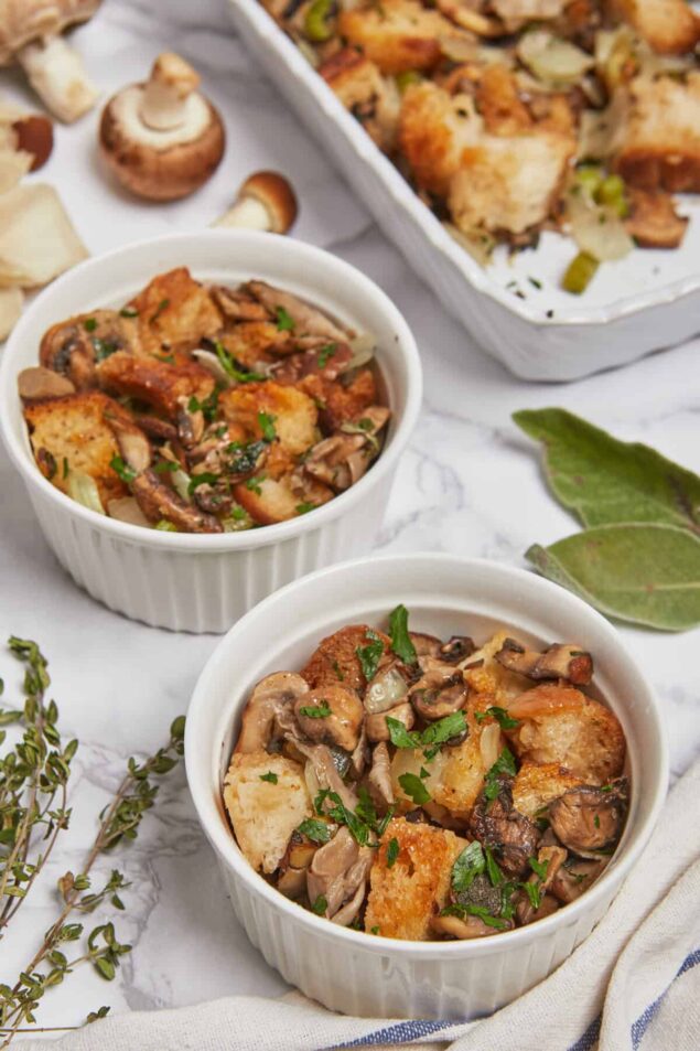 Mushroom Stuffing Recipe - Food Faith Fitness