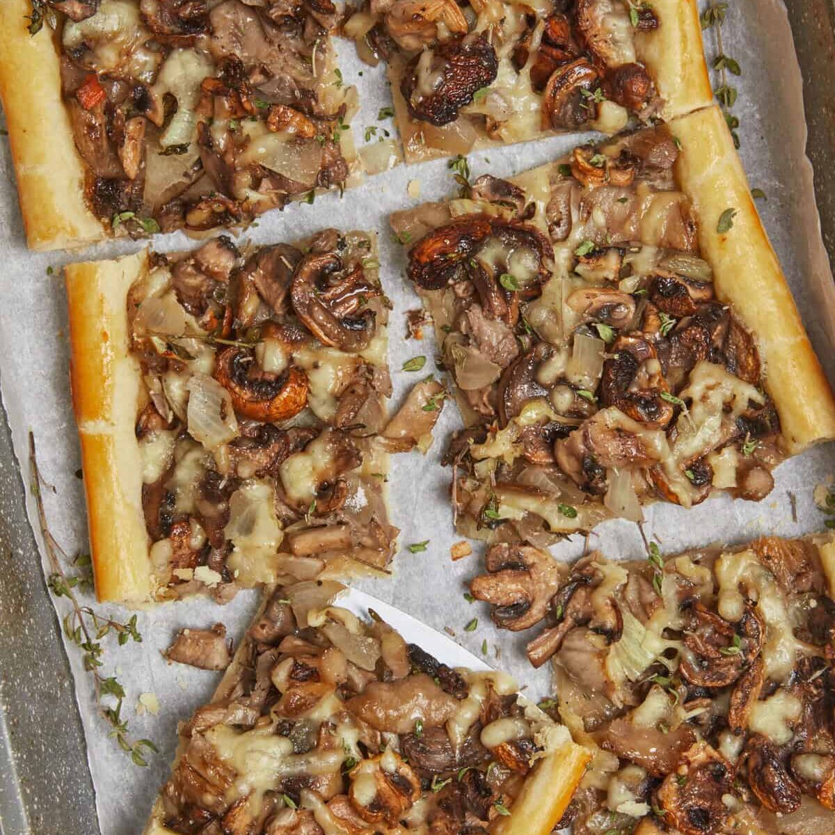 Mushroom Tart - Food Faith Fitness