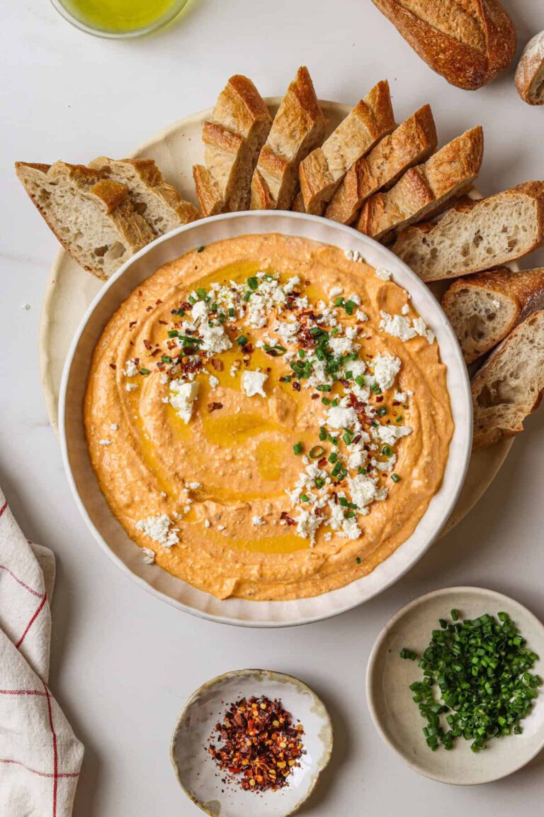 Tirokafteri (Spicy Feta Dip) - Food Faith Fitness