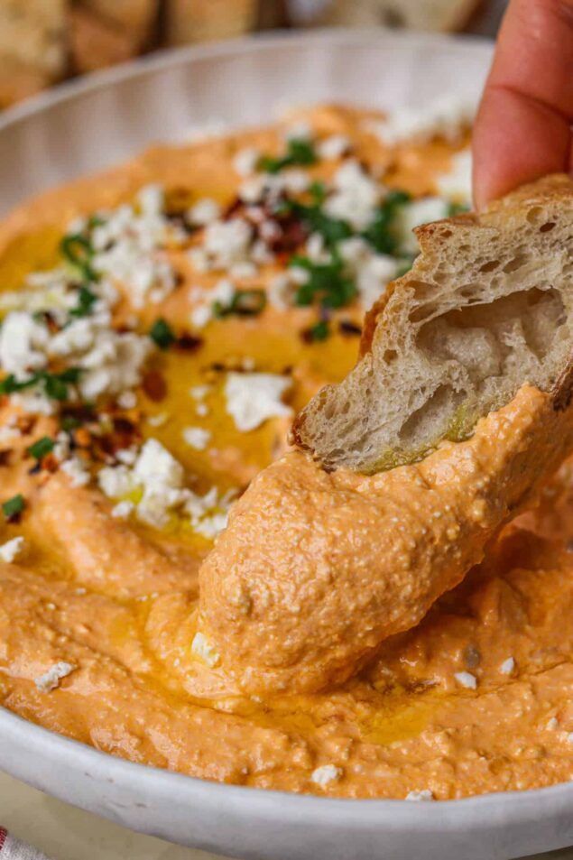 Tirokafteri (Spicy Feta Dip) - Food Faith Fitness