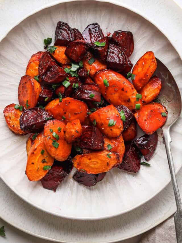 Roasted Beets and Carrots - Food Faith Fitness