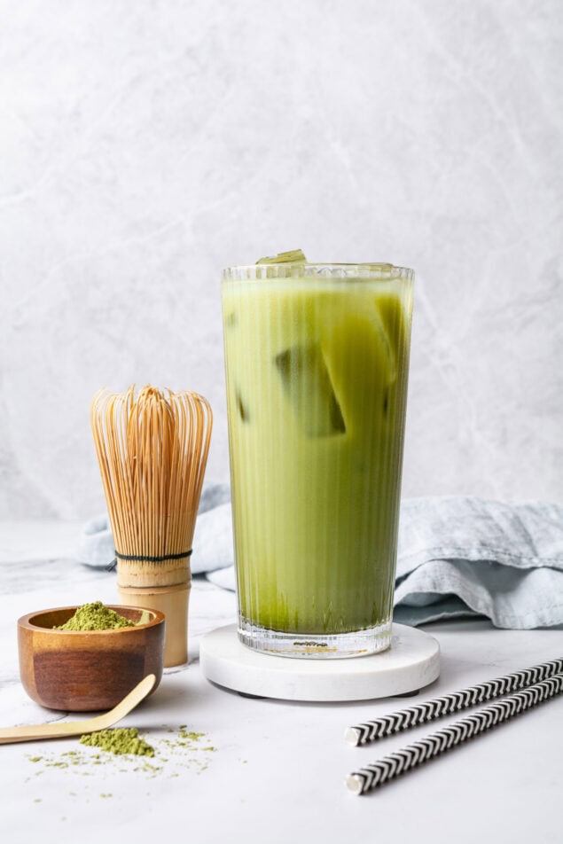 Iced Matcha Latte Recipe | Yoga Pit