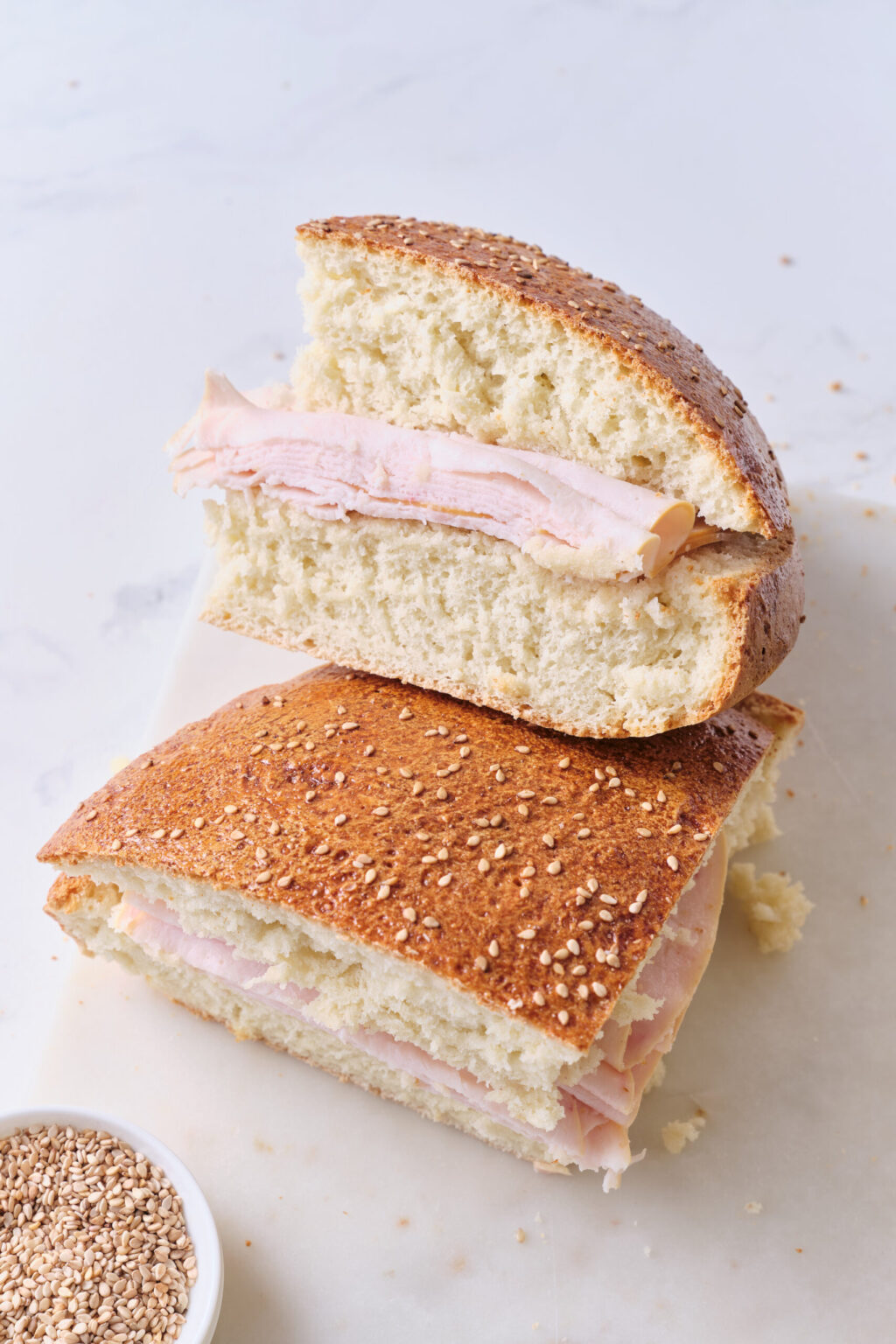 Muffuletta Bread - Food Faith Fitness
