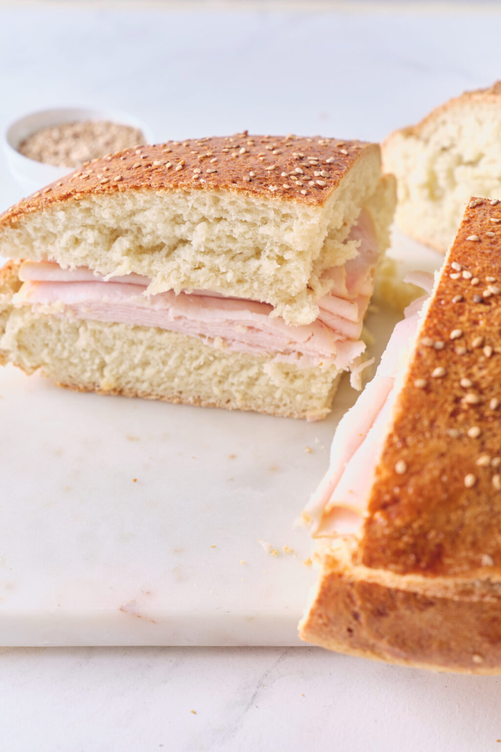 Muffuletta Bread - Food Faith Fitness