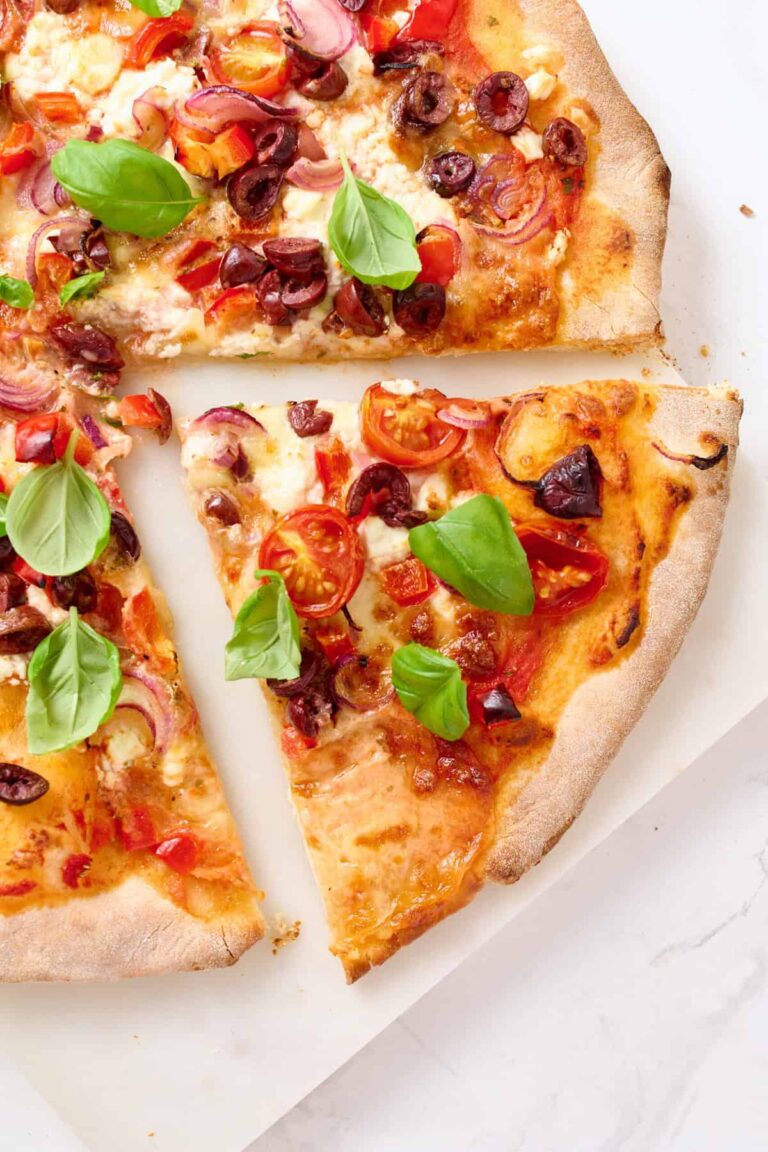 Greek Pizza - Food Faith Fitness