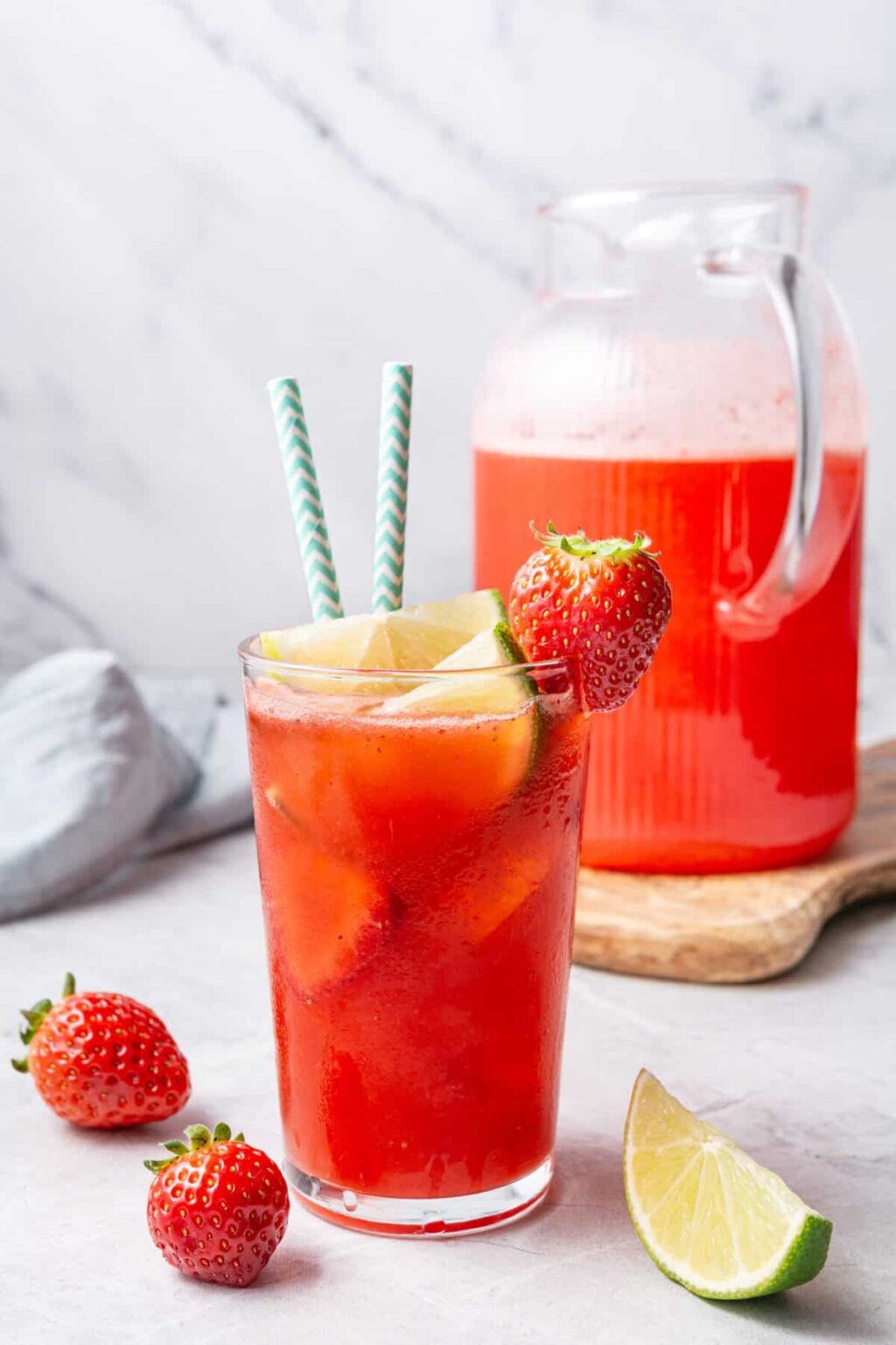 Strawberry Agua Fresca - Food Faith Fitness