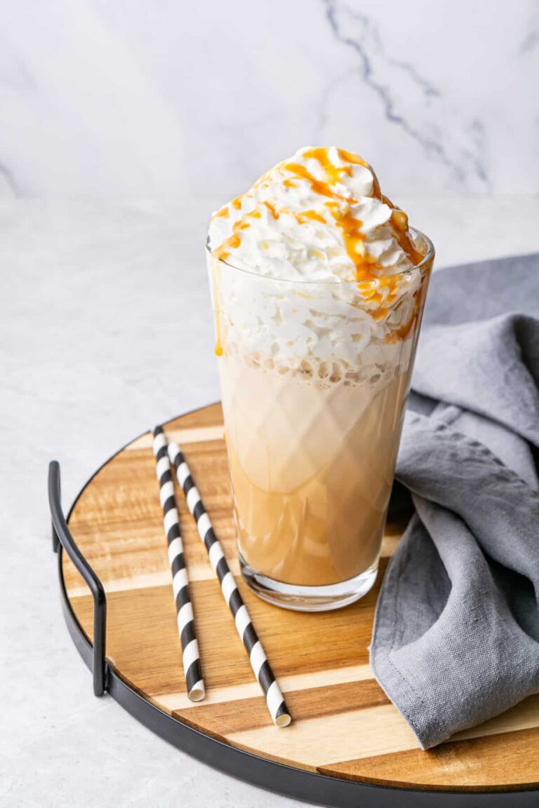 Caramel Frappe - Food Faith Fitness