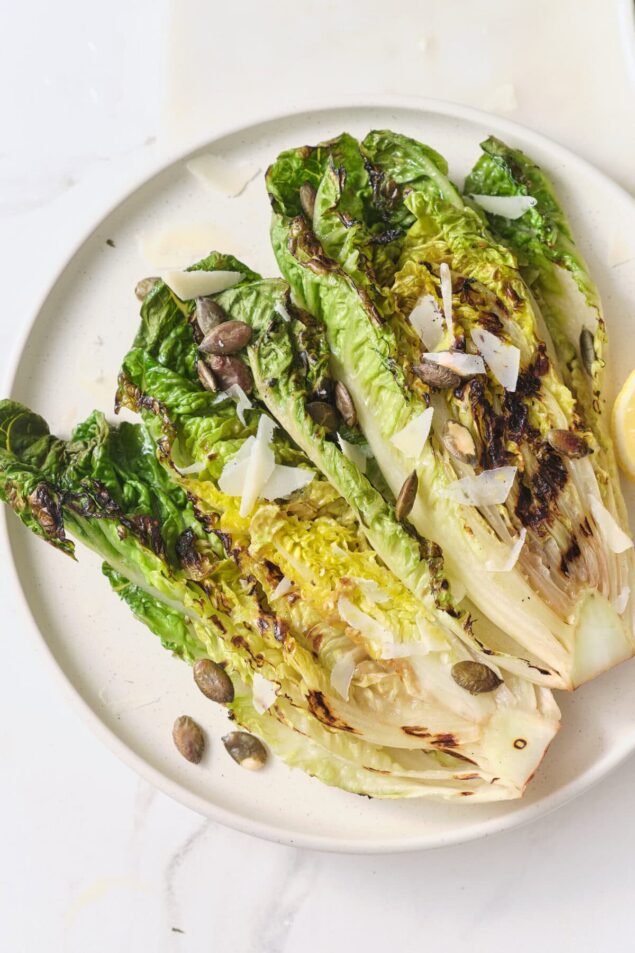 Grilled Romaine Salad - Food Faith Fitness