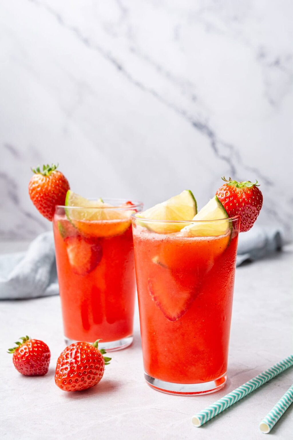 Strawberry Agua Fresca - Food Faith Fitness