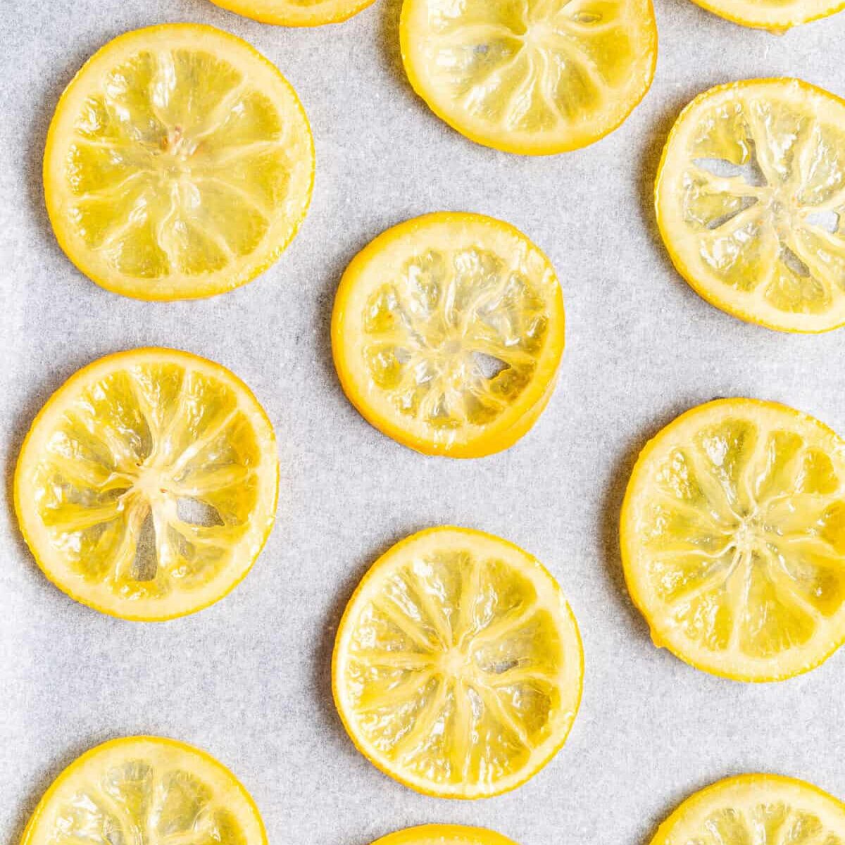 Candied Lemon Slices - Food Faith Fitness