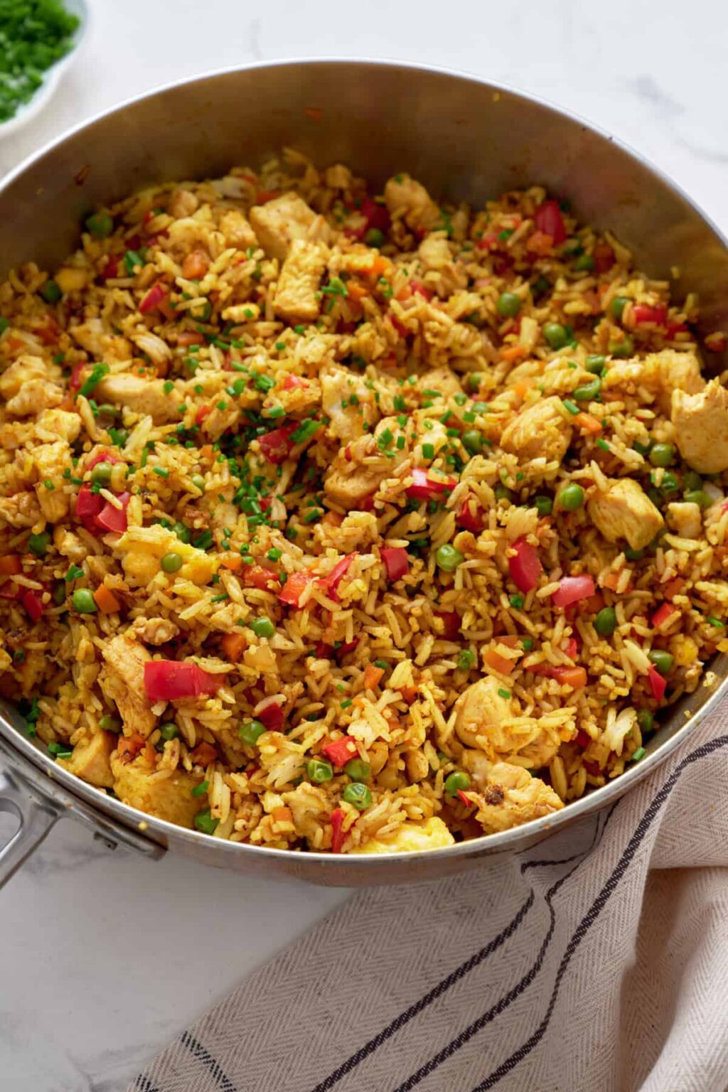 Chicken Curry Fried Rice - Food Faith Fitness