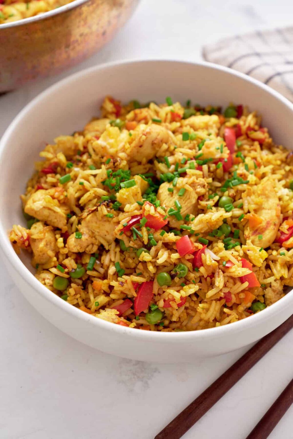 Chicken Curry Fried Rice - Food Faith Fitness