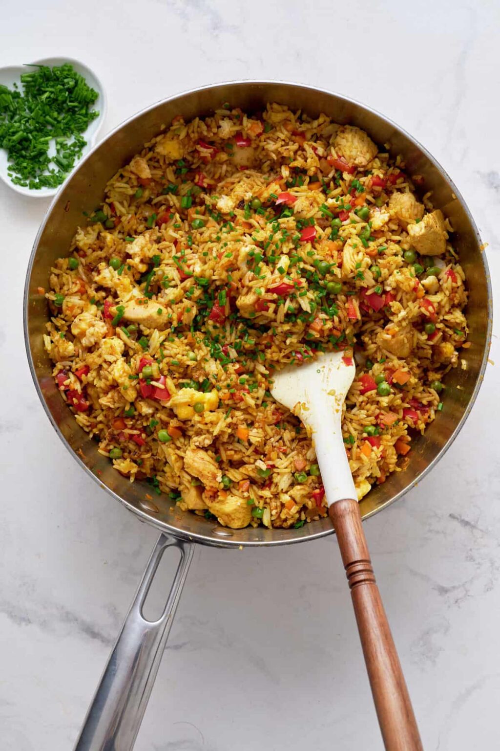 Chicken Curry Fried Rice - Food Faith Fitness