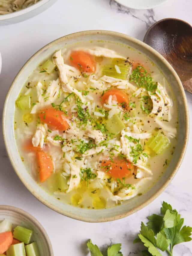 Chicken and Rice Soup - Food Faith Fitness