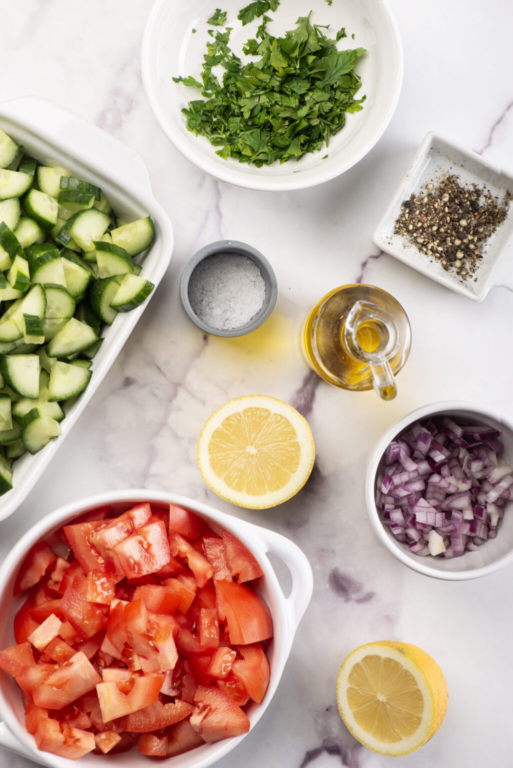 Jerusalem Salad - Food Faith Fitness