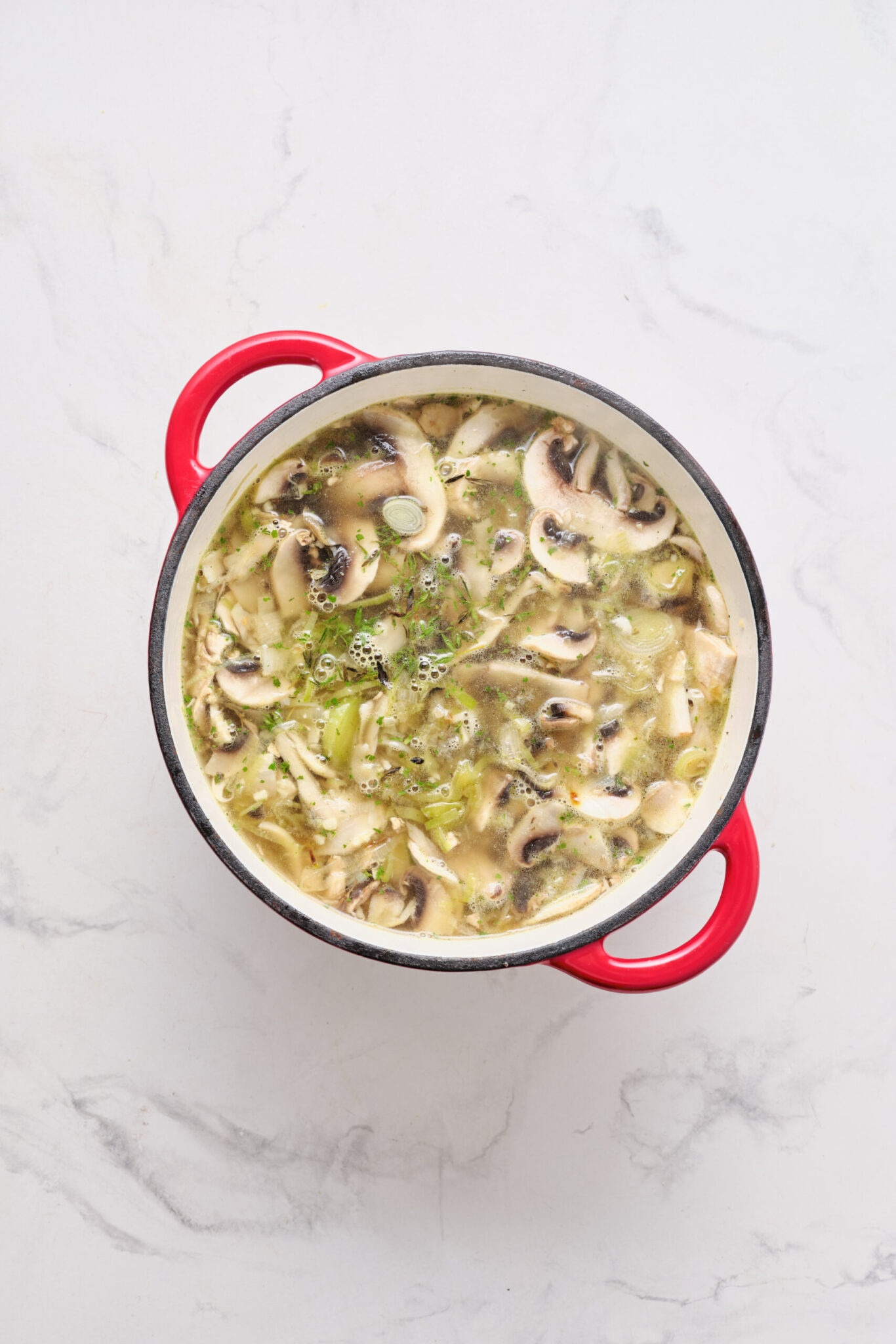 Mushroom and Leek Soup - Food Faith Fitness