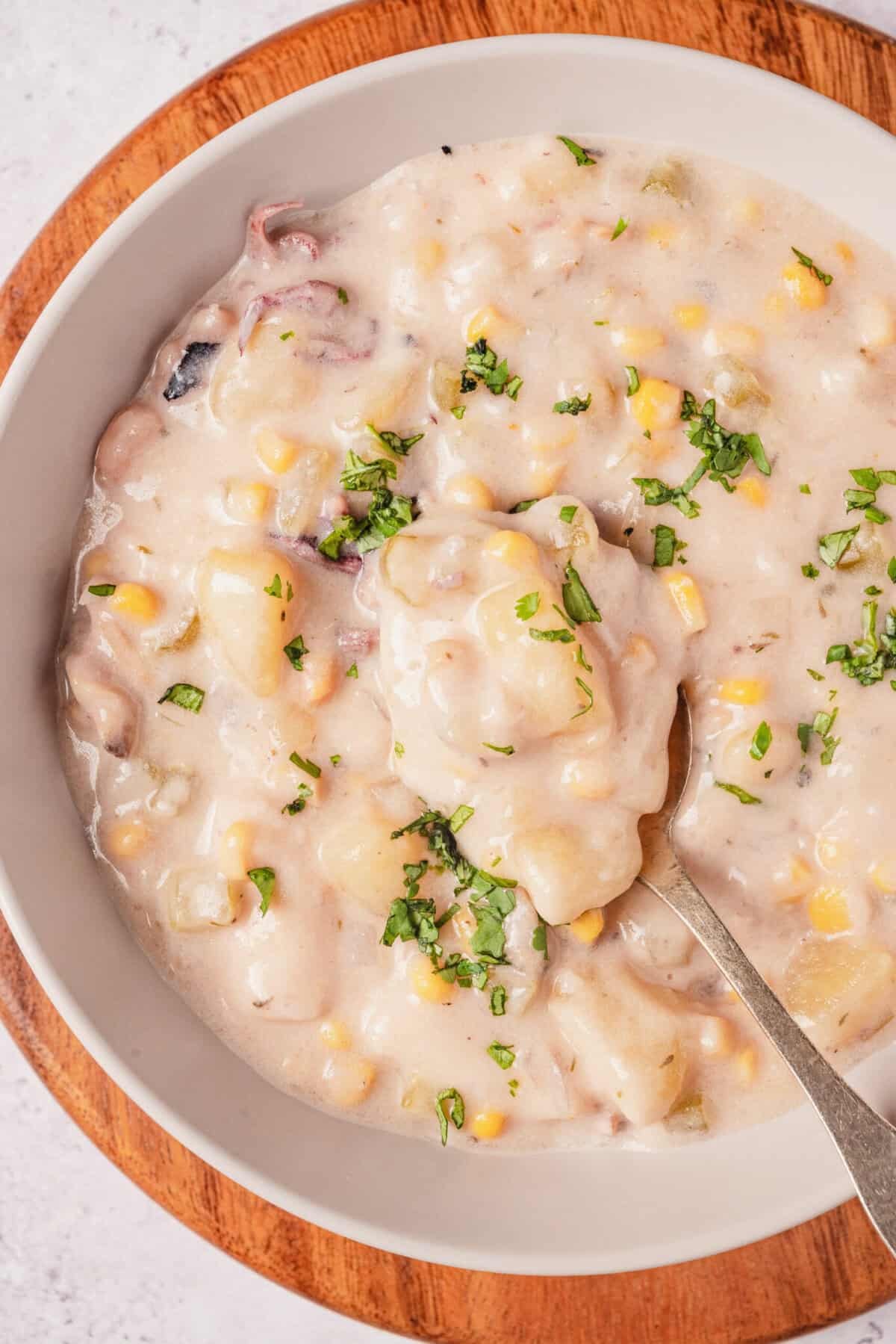 Crock-Pot Seafood Chowder - Food Faith Fitness