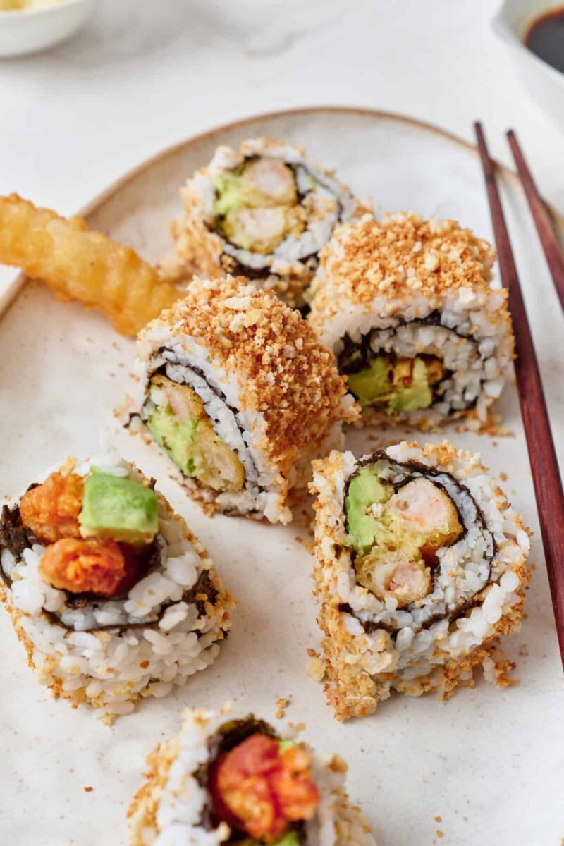 Crunchy Roll Sushi - Food Faith Fitness