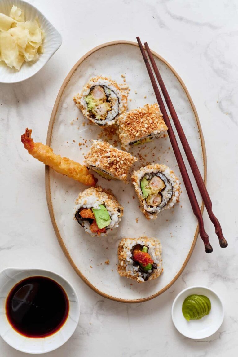 Crunchy Roll Sushi - Food Faith Fitness