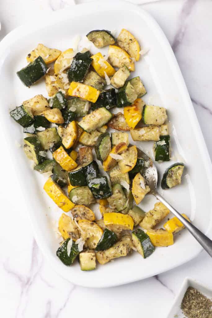 Roasted Zucchini and Squash - Food Faith Fitness