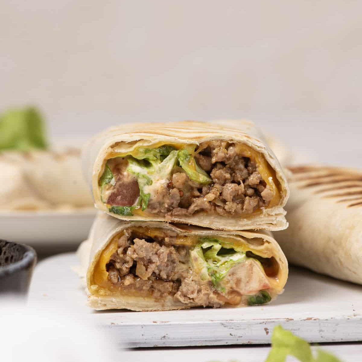 Cheeseburger Wrap - Food Faith Fitness