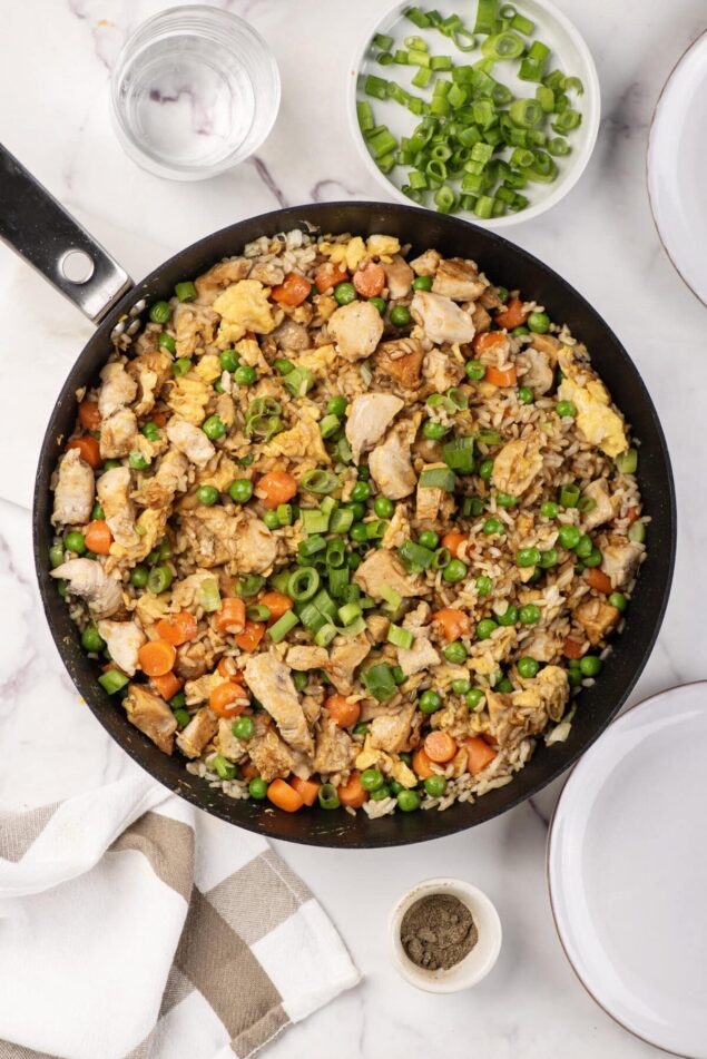 Chicken Fried Brown Rice - Food Faith Fitness