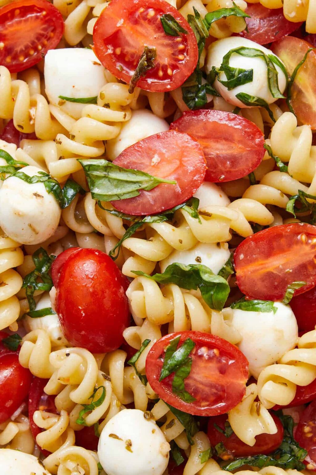 Caprese Pasta Salad - Food Faith Fitness