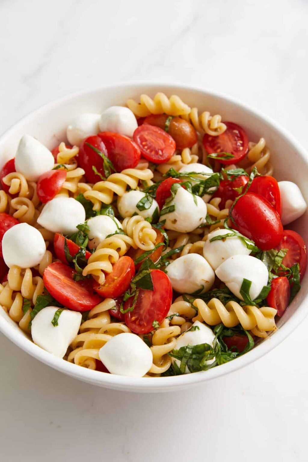 Caprese Pasta Salad - Food Faith Fitness
