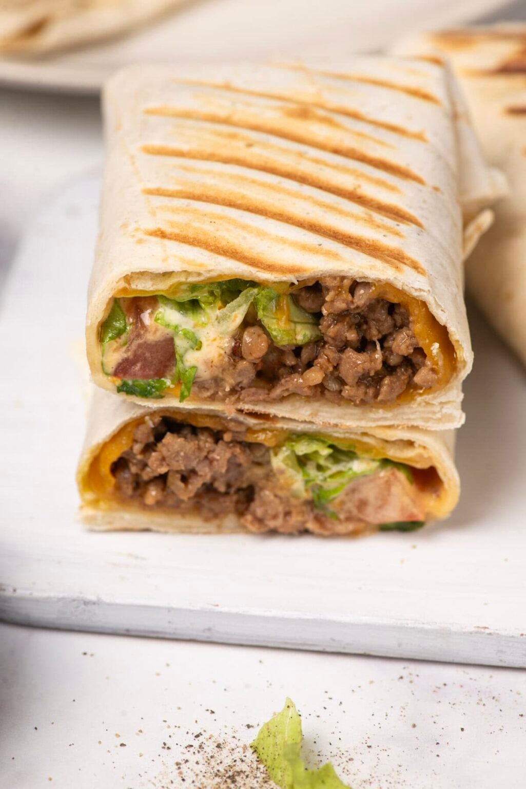 Cheeseburger Wrap - Food Faith Fitness