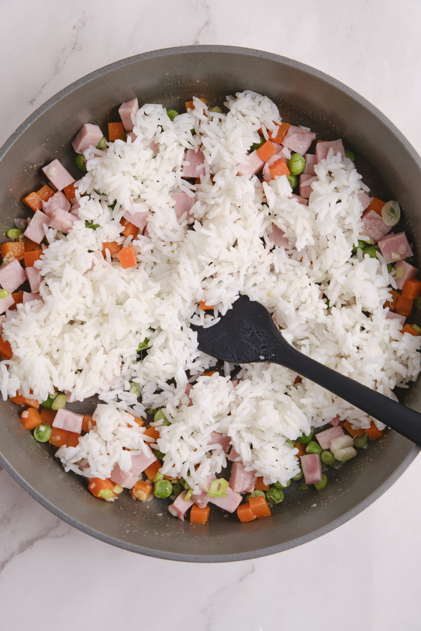 Ham Fried Rice - Food Faith Fitness