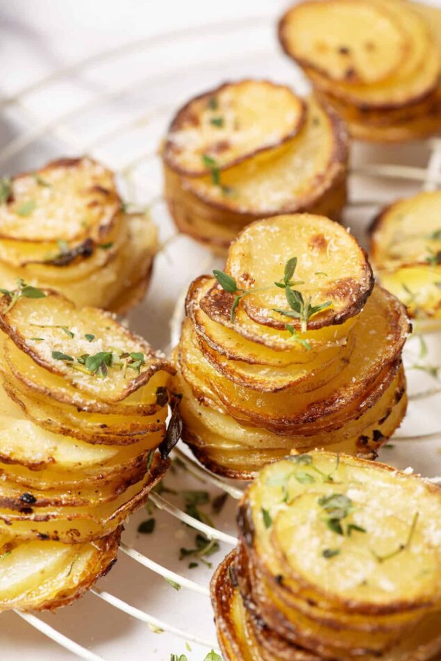 Potato Stacks in Muffin Tins - Food Faith Fitness