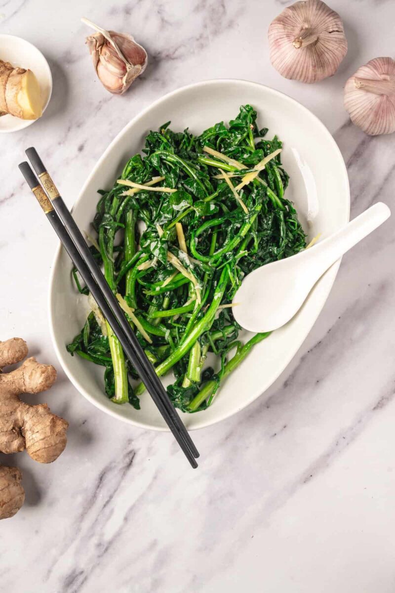 Stir-Fried Watercress - Food Faith Fitness
