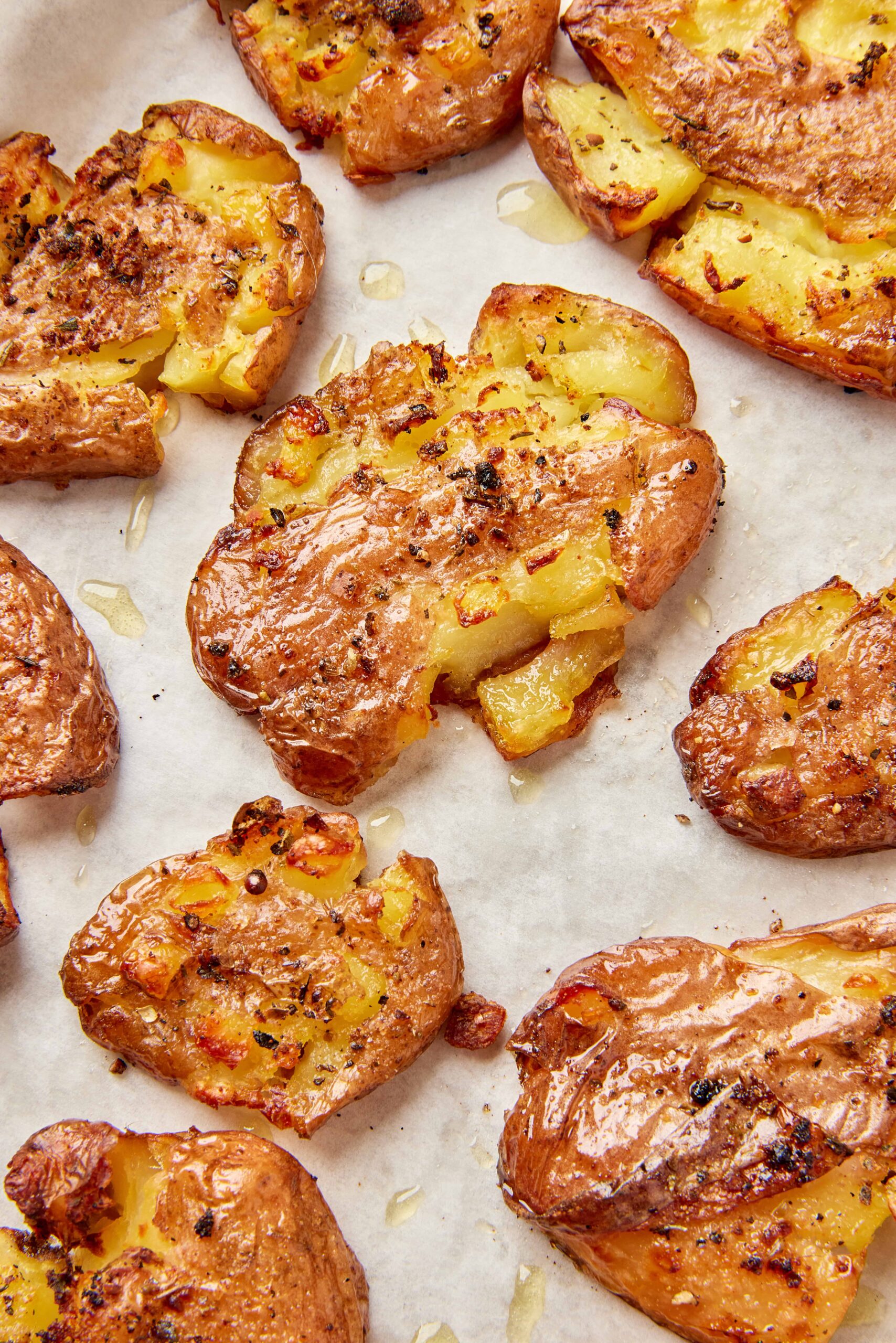 Smashed Red Potatoes Recipe - Food Faith Fitness