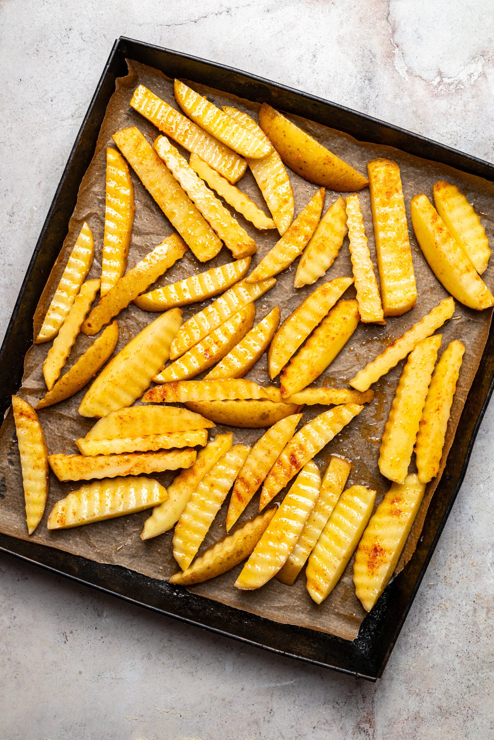 Crinkle Cut Fries - Food Faith Fitness