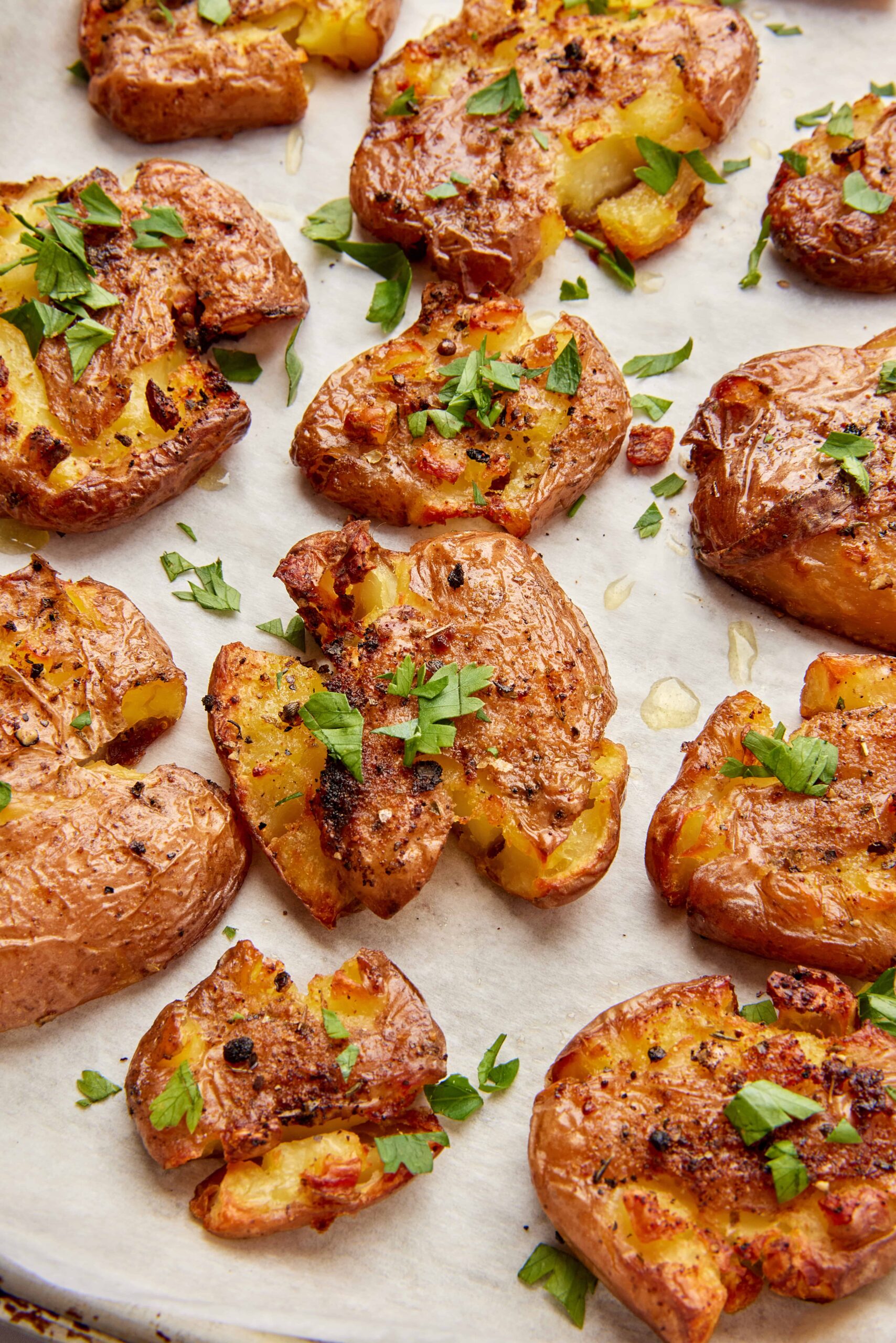Smashed Red Potatoes Recipe - Food Faith Fitness