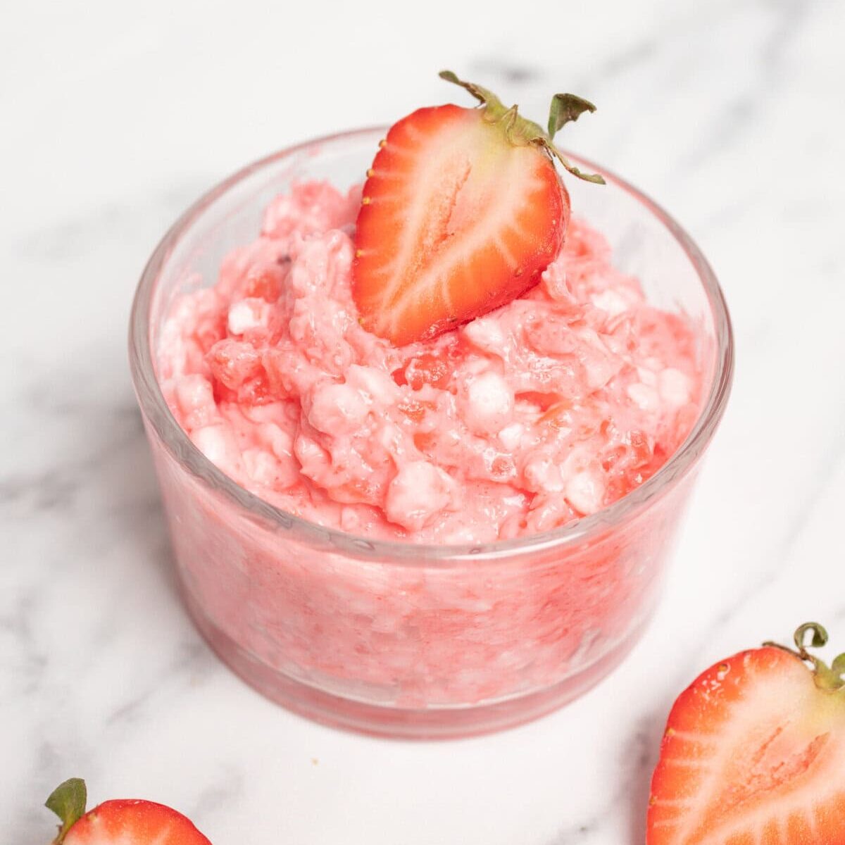 Cottage Cheese Jell-O Salad - Food Faith Fitness