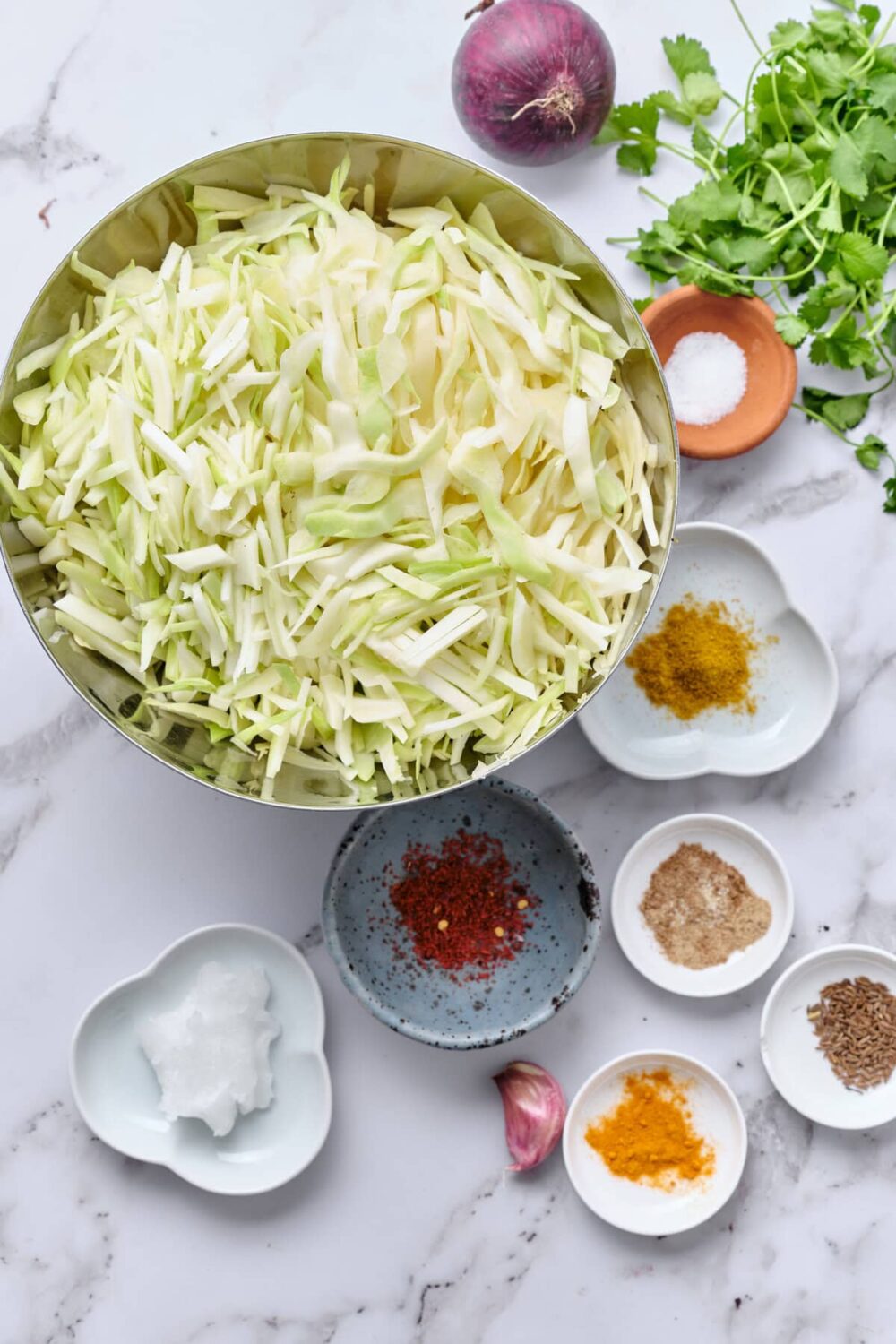 Indian Fried Cabbage - Food Faith Fitness
