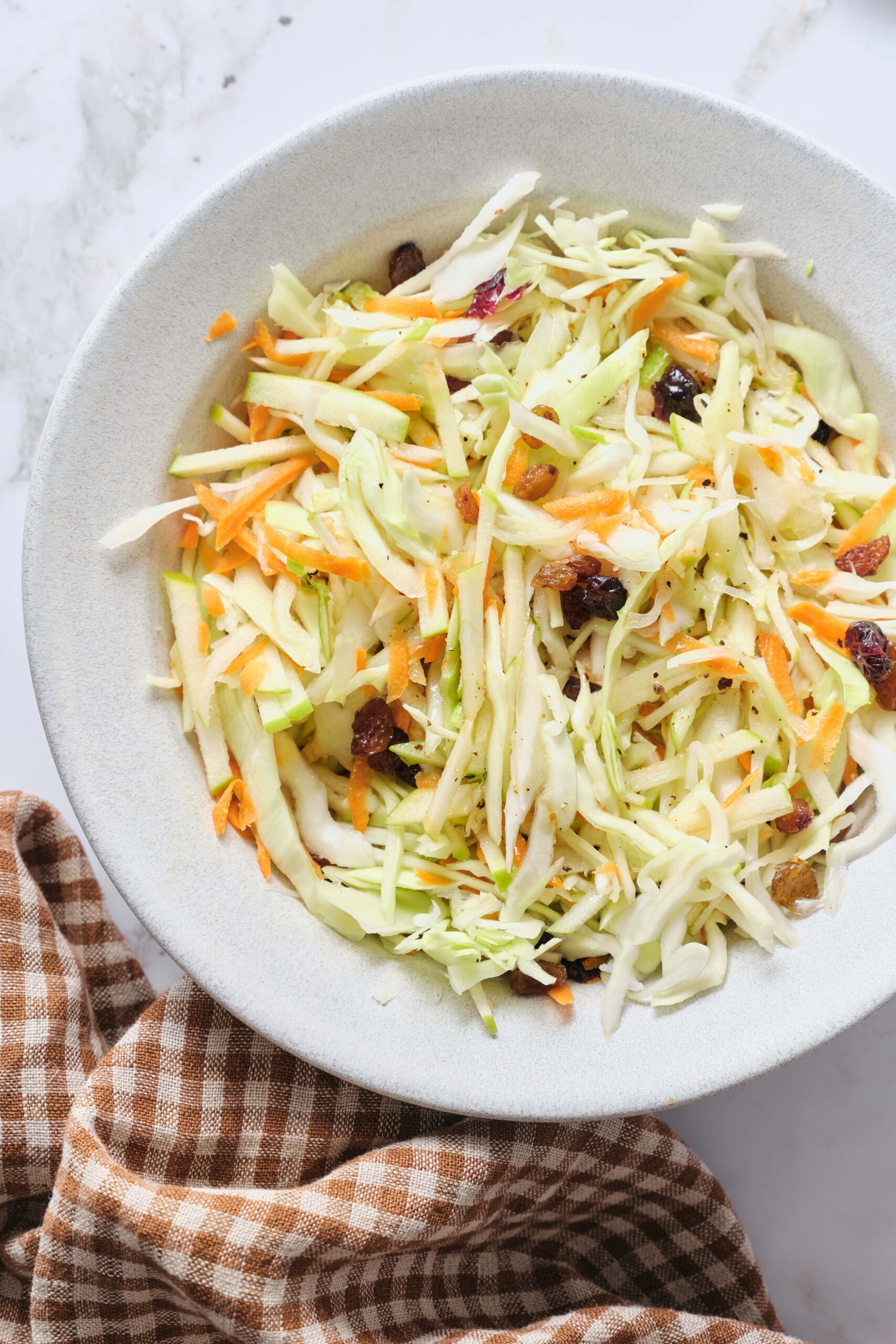 Apple Cabbage Slaw - Food Faith Fitness