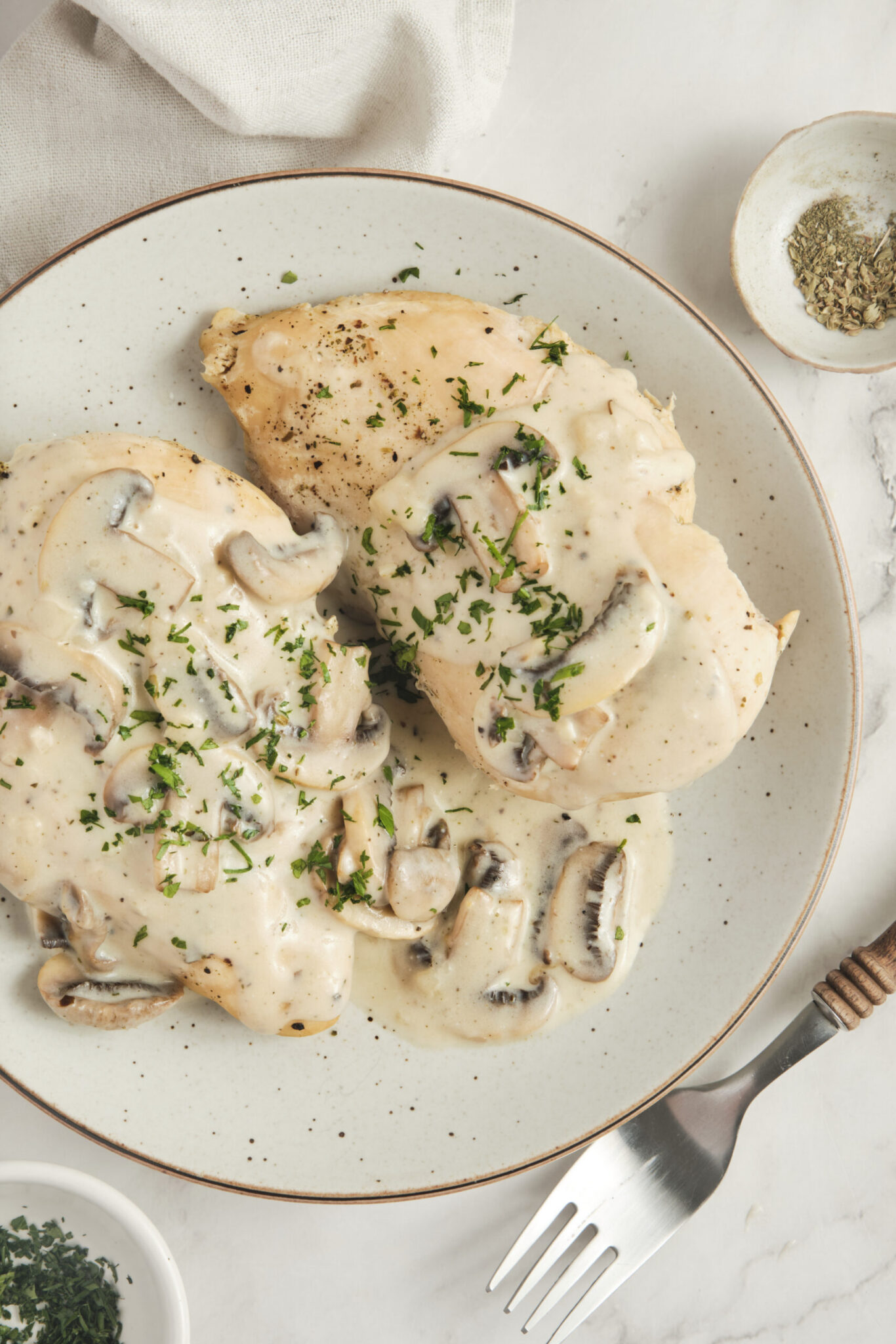 Instant-Pot Chicken Marsala - Food Faith Fitness