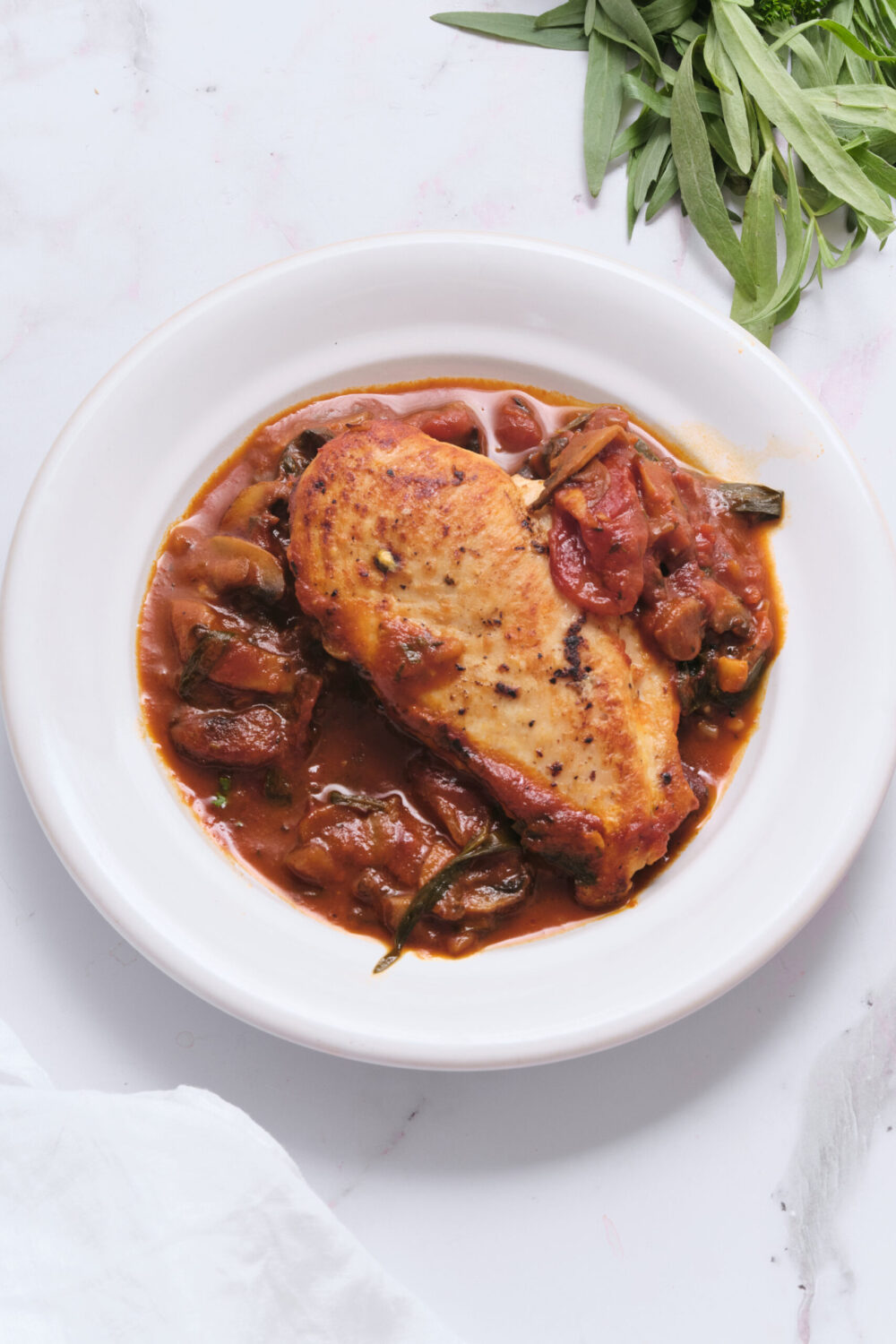 Chicken Chasseur Recipe - Food Faith Fitness