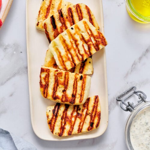 Grilled Halloumi Cheese - Food Faith Fitness