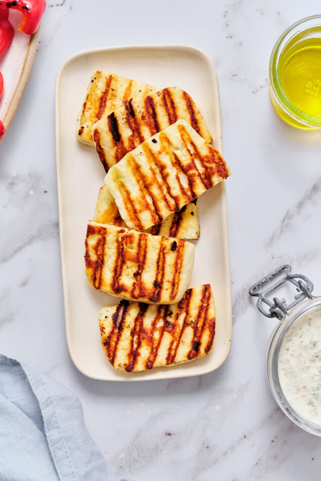 Grilled Halloumi Cheese - Food Faith Fitness