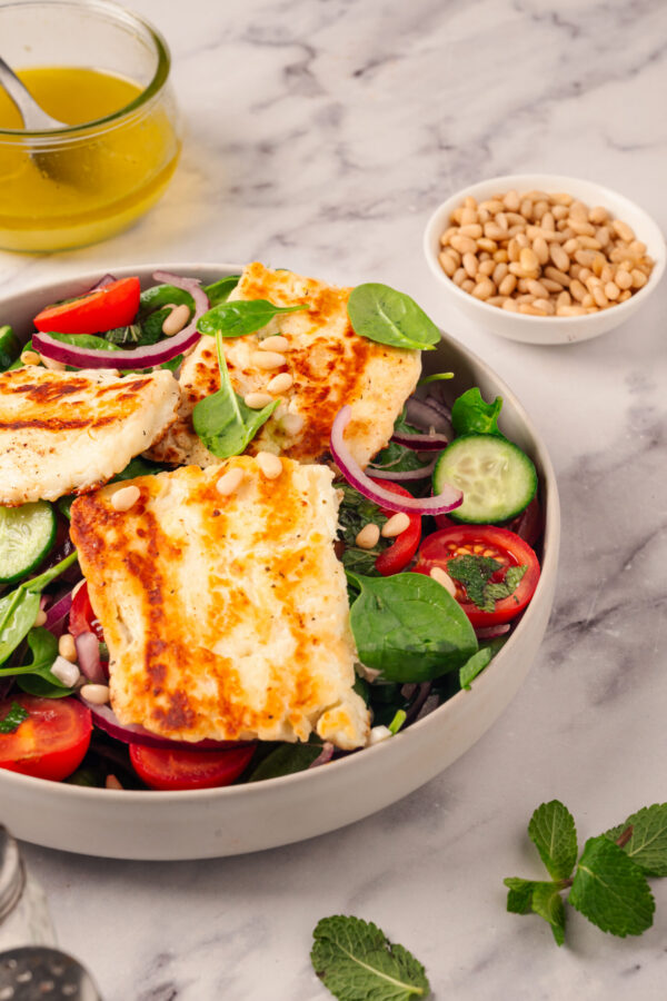 Halloumi Salad - Food Faith Fitness
